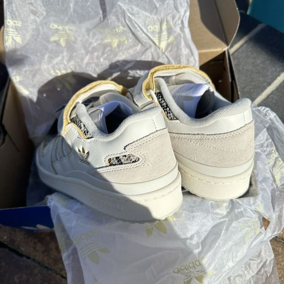 adidas | Shoes | Adidas Originals Forum 84 Low White Snakeskin Mens ...